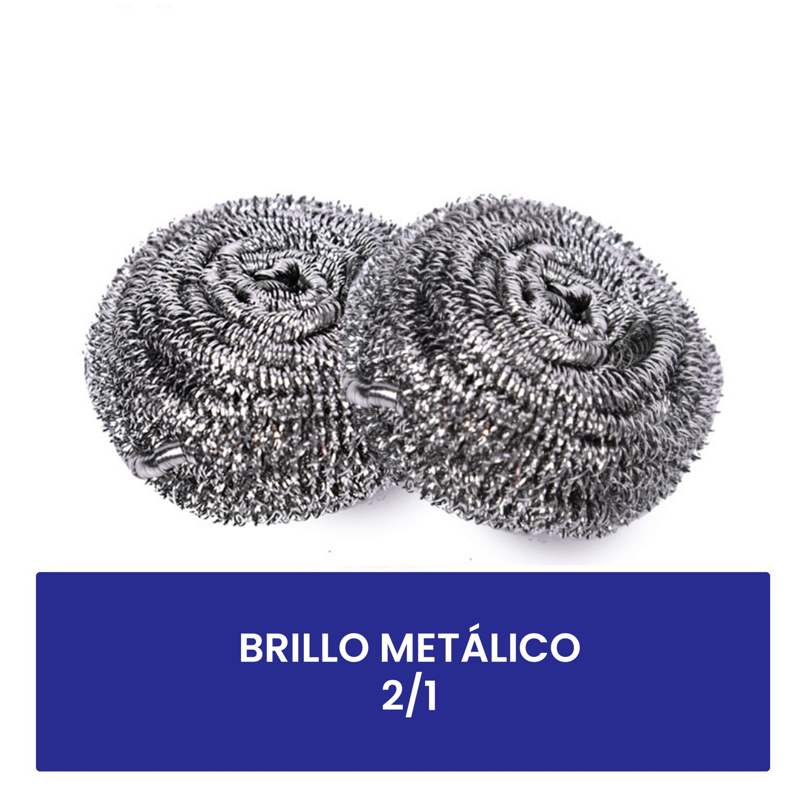 Brillo metálico (acero inoxidable) 2/1 – Cary Industrial S.A ...